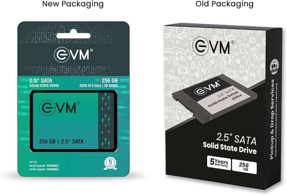 EVM SATA 256 GB All in One PC's, Desktop, Laptop Internal Solid State ...
